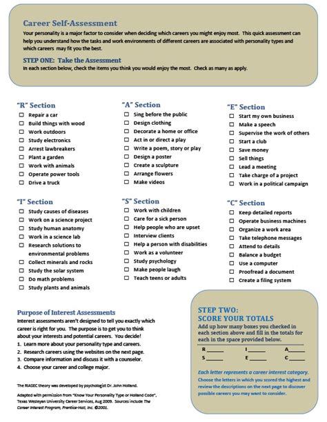 11 Free Sample Career Choice Survey Printable Samples