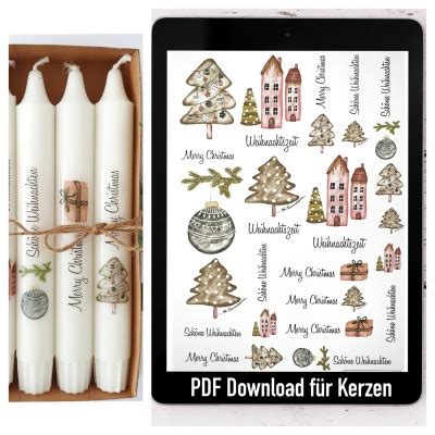 Pdf Vorlagen F R Kerzen Kreativk Pfchen