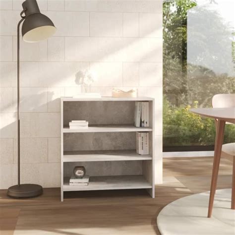 HUA Buffets bahuts Buffet Gris béton 70x40 5x75 cm Aggloméré