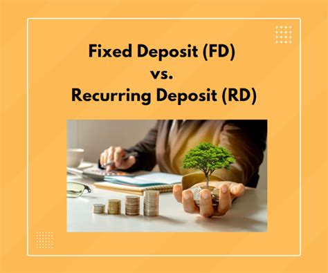 Understanding The Difference Fixed Deposit FD Vs Recurring Deposit