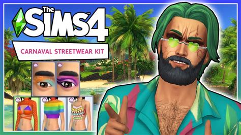 Brazil Fashion The Sims 4 Carnaval Streetwear Kit Review YouTube
