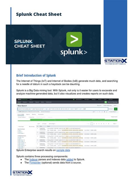 splunk cheat sheet pdf