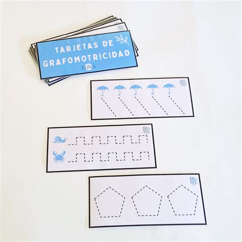 TARJETAS DE GRAFOMOTRICIDAD ROMA