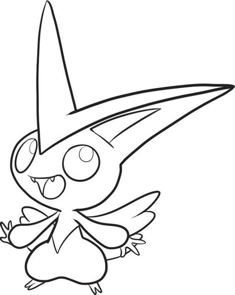 Feliz Victini Para Colorir Imprimir E Desenhar Colorir Me Pdmrea Pdmrea