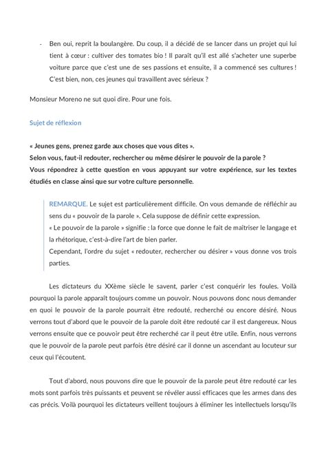 Brevet de Français Amérique du Nord 2019 Corrigé AlloSchool