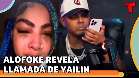 Alofoke comparte la llamada de auxilio de Yailin La Más Viral