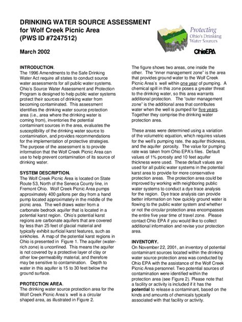 Fillable Online Wwwapp Epa Ohio Environmental Data Maps For Ohio US EPA