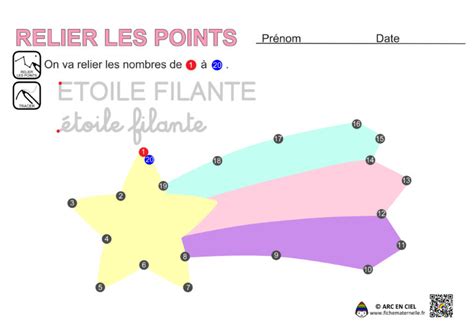 Relier Les Points ARC EN CIEL