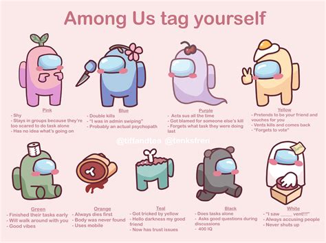 Cute Among Us Drawings