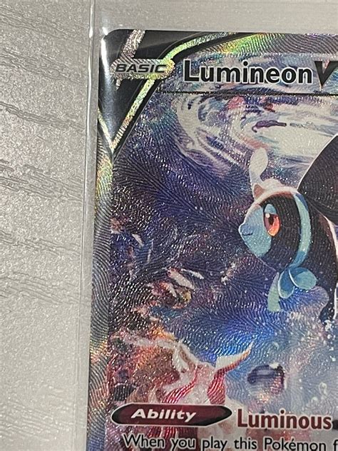 Mavin Pokemon TCG Lumineon V SWSH Brilliant Stars 156 172 NM Full