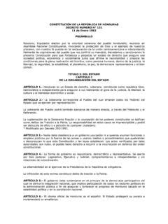 Constitución de la República de Honduras constituci 243 n de la rep
