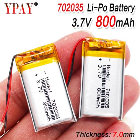 Polymer Lithium Ion Battery 3 7V 702035 Can Be Customized Wholesale CE