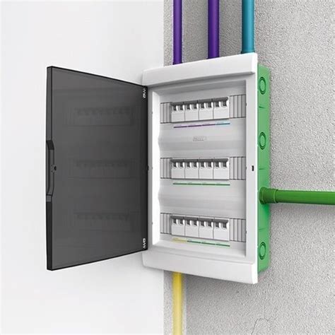 Caja Para Termicas Genrod Din Bocas Modulos Embutir Pvc Gamaleds