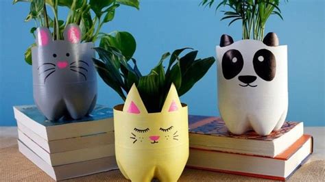 5 Cara Membuat Pot Bunga Lucu Dari Botol Bekas Selalu Kreatif Di Rumah