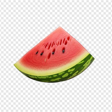 Free Psd Watermelon Fruit Isolated On Transparent Background