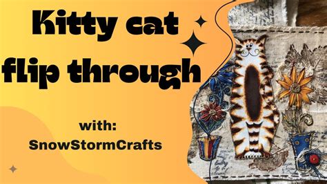 Cat Junk Journal Flip Through Youtube