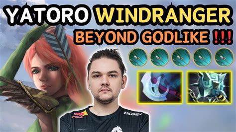 YATORO WINDRANGER Safelane Hard Carry Beyond GODLIKE EZ Game Dota