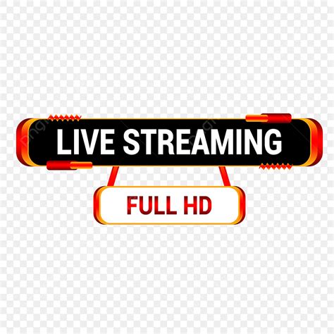Live Streaming Clipart Transparent Png Hd Red And Orange Twitch Live