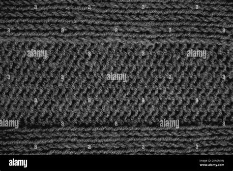 Knitting Pattern Wool Black And White Stock Photos Images Alamy