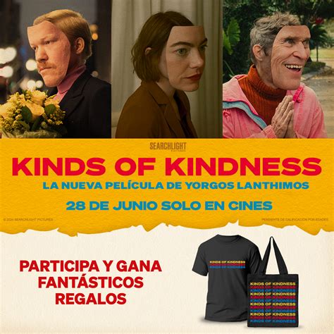 Evento Sorteo Club Renoir KINDS OF KINDNESS Bolso Camiseta En