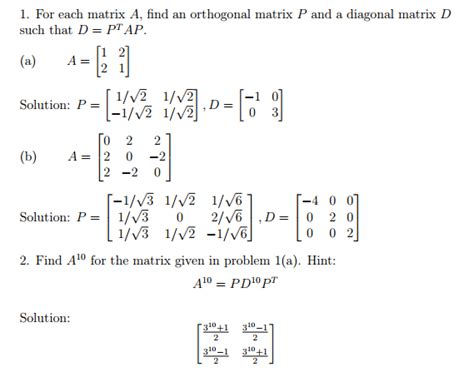orthogonale matrix