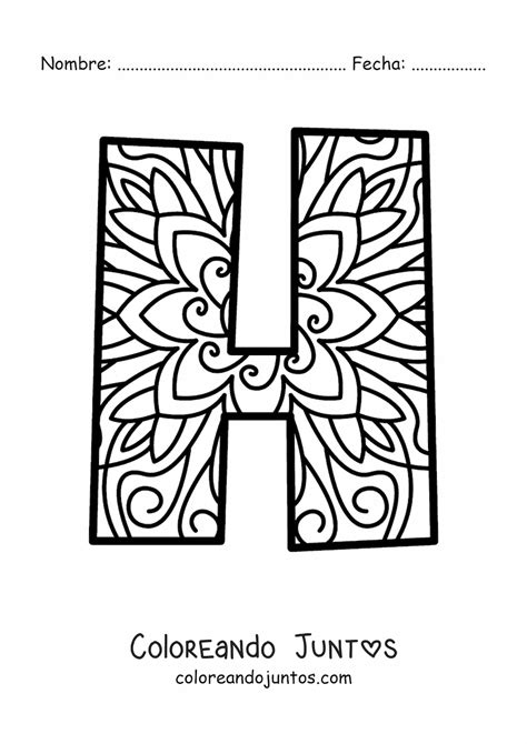 Top Imagenes Para Colorear De La Letra H Elblogdejoseluis Mx 30600
