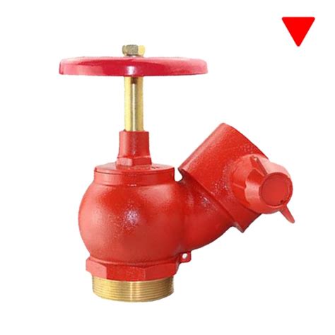 Top Quality 2 5 Brass Thread Inlet Oblique Fire Hydrant Landing Valve