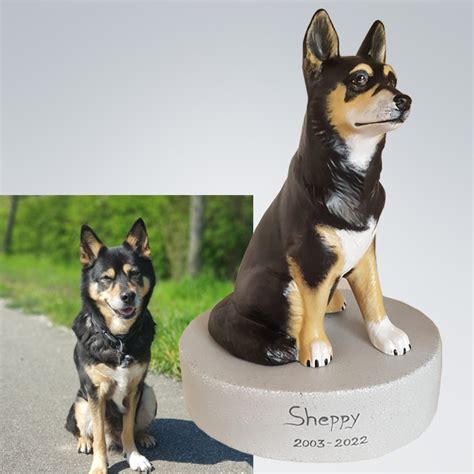 Hundeurne Schäferhund LK nach Fotovorlage URNITAS