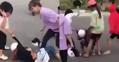 Đồng Tháp Xôn xao nhóm n ữ s inh lớp 8 đ ánh n hau x é á o bạn ngay