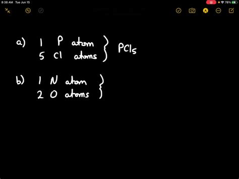 SOLVED Write The Molecular Formula For Each Of The Following Compounds