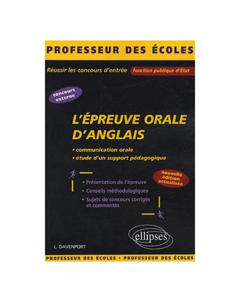 L épreuve orale danglais Nouvelle édition actualisée