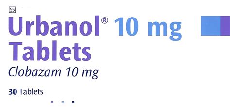 Urbanol Clobazam 10mg 30tabs Rx Direct Meds