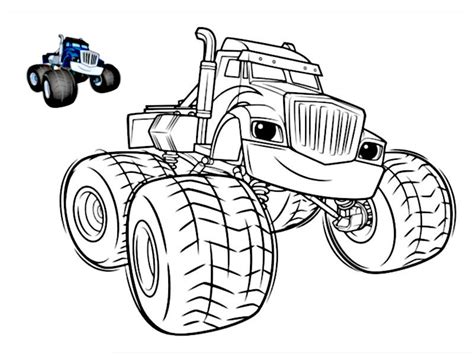 Coloriage Blaze et les Monster Machine 30 images à imprimer