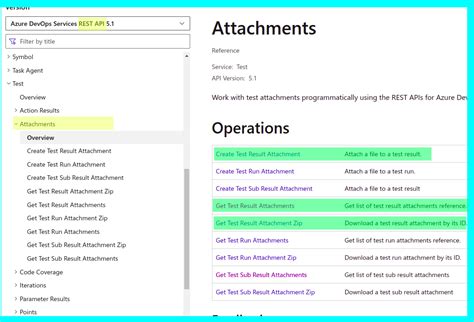 how to get the test result attachments from azure devops api stack overflow