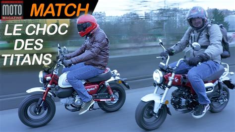 Match Honda Monkey Vs Honda St Dax Le Choc Des Titans Essaai