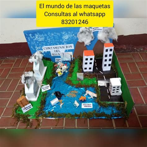Maqueta Contaminaci N Del Agua Imagenes De Maquetas Maquetas De