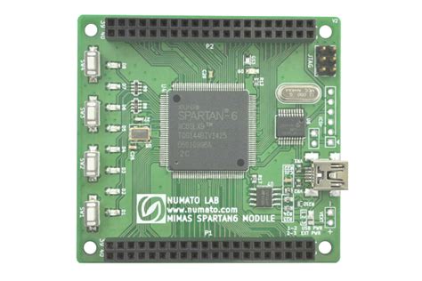 mimas spartan 6 fpga development board numato lab
