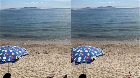 Birce Akalay e Hakan Kurtaş si godono il mare birceakalay YouTube