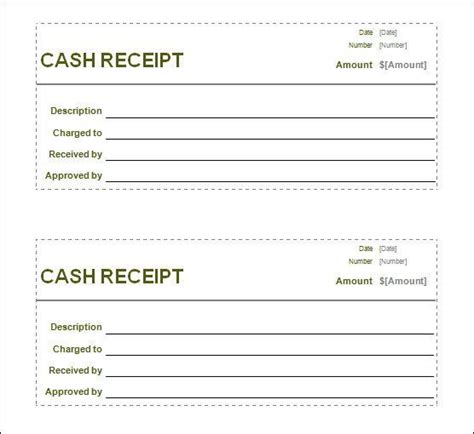 Free Printable Receipt Templates Simple Template Design Receipt