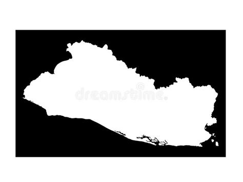 Mapa De El Salvador República De El Salvador Ilustración del Vector