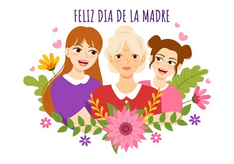 Feliz Dia Delaware La Madre Ilustraci N Con Celebrando Contento Madre