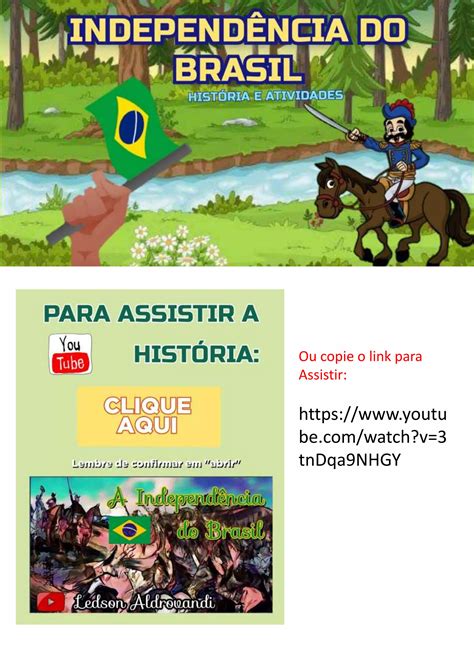 Independência do brasil história e atividades PDF