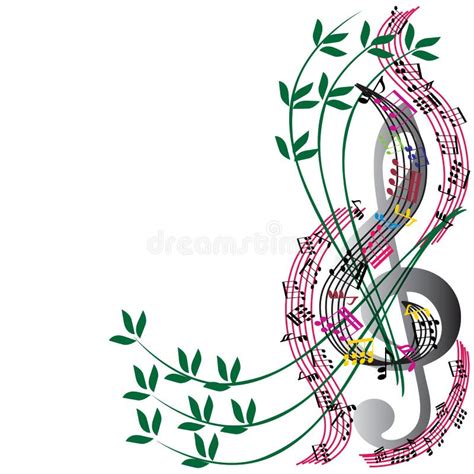 La Música Observa El Fondo Composición Elegante Del Tema Musical