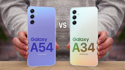 Samsung Galaxy A54 VS Samsung Galaxy A34 Comparison YouTube