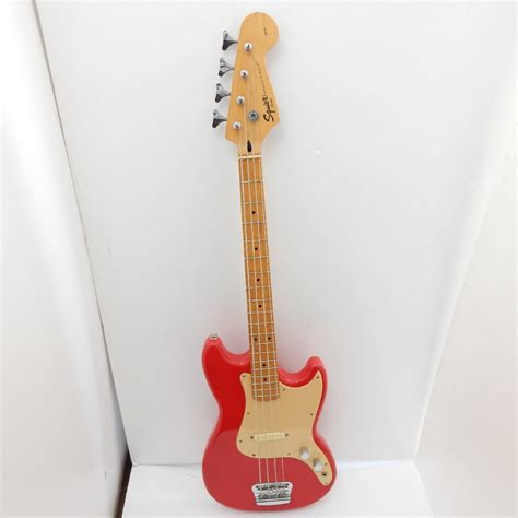 美品Squier by Fender Bronco Bass 良改造 スクワイア バイ フェンダー ブロンコベース送料無料
