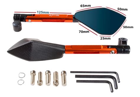 Kit Guid O Naked Manopla Retrovisor Manete Xr Falcon Bros