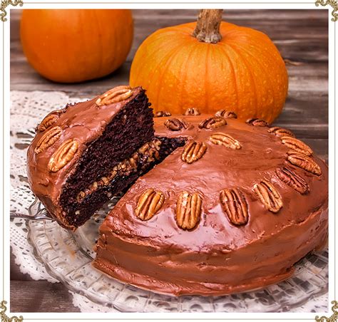 Gâteau choco citrouille aux pacanes gluten sans caséine et bio Pain