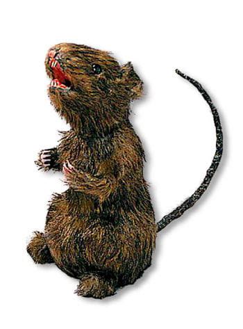 Hairy Rat Standing Rats Decoration Bugs Decoration Horror Shop