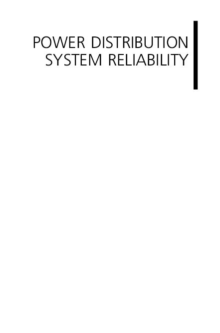 pdf power distribution system reliability mhd a