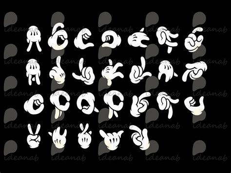 Buy Mickey Hands SVG Bundle Mickey And Minnie Hands Svg Mickey Gloves
